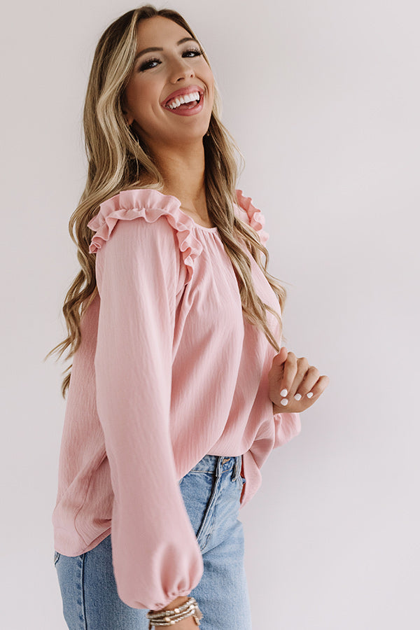 Bonding Over Brunch Shift Top In Pink • Impressions Online Boutique