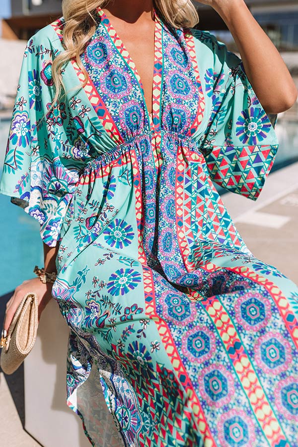 Beachy Muse Midi In Seaglass – Impressions Online Boutique