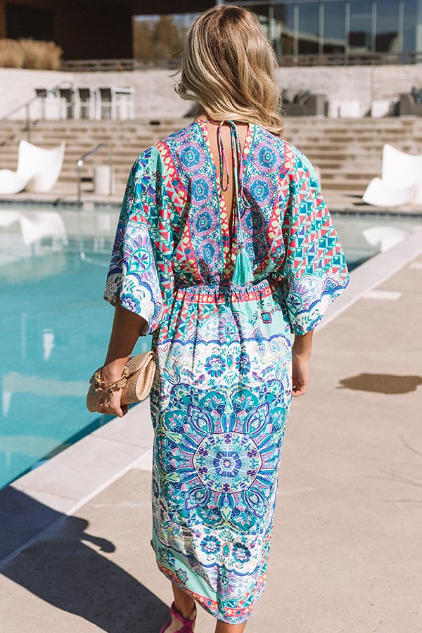 Beachy Muse Midi In Seaglass – Impressions Online Boutique