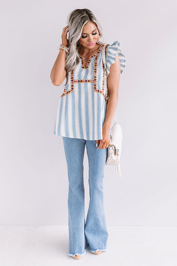 Summer Sway Embroidered Top • Impressions Online Boutique