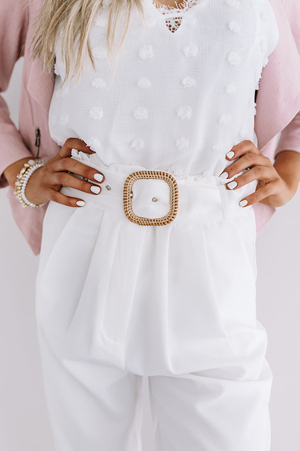 Ceo Material High Waist Trousers • Impressions Online Boutique