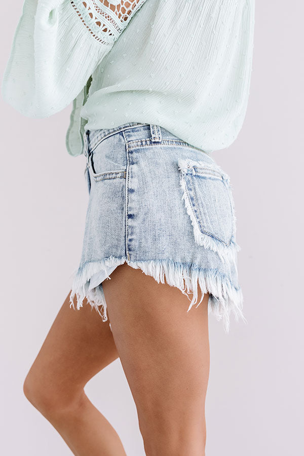 The Mindy High Waist Frayed Shorts • Impressions Online Boutique