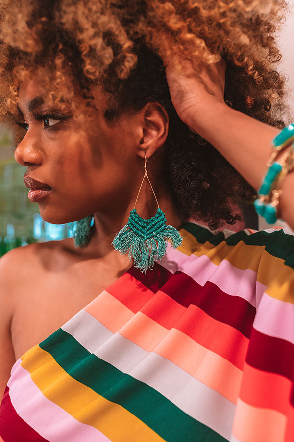 Prim And Pretty Earrings In Jade • Impressions Online Boutique