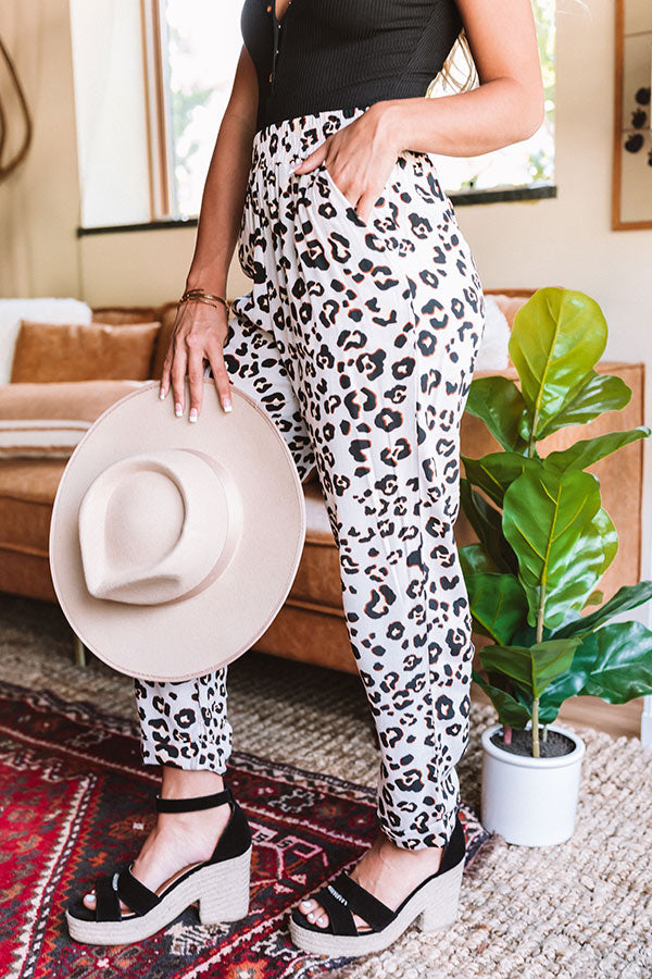 The Tenly Leopard Pants • Impressions Online Boutique