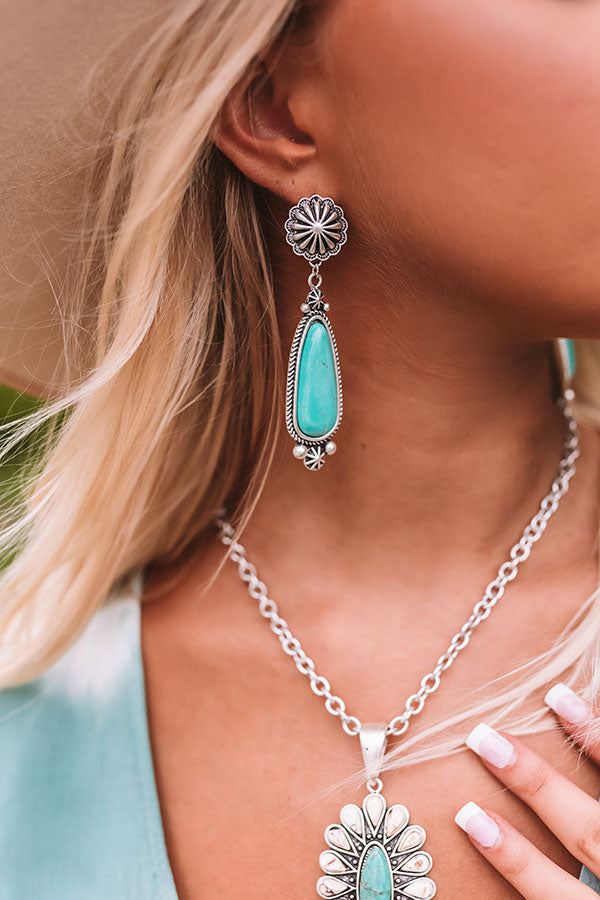 Wine Weekend Turquoise Earrings • Impressions Online Boutique