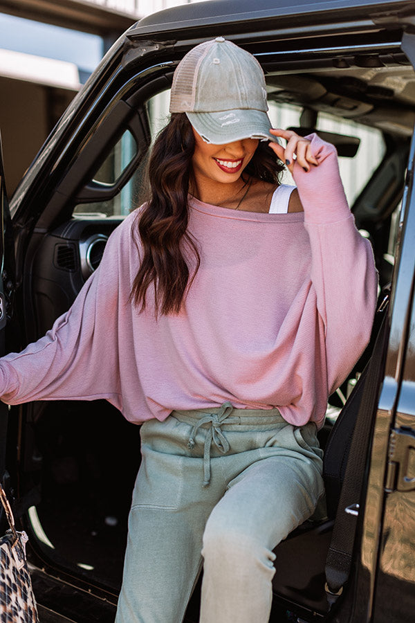 Chic Standard High Pony Tail Cap In Sage • Impressions Online Boutique