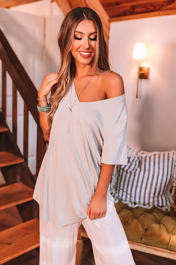 Coastal Chic Shift Tee In Pear • Impressions Online Boutique