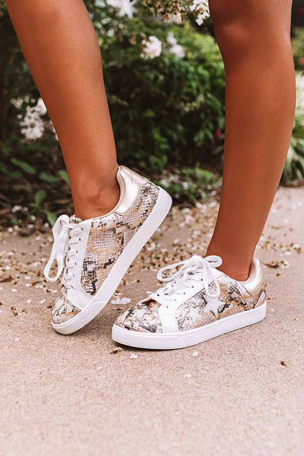 The Wade Snake Print Sneaker • Impressions Online Boutique