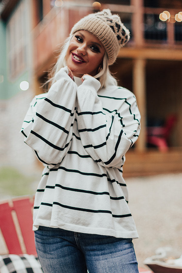 Rocky Mountain Highlights Stripe Sweater • Impressions Online Boutique
