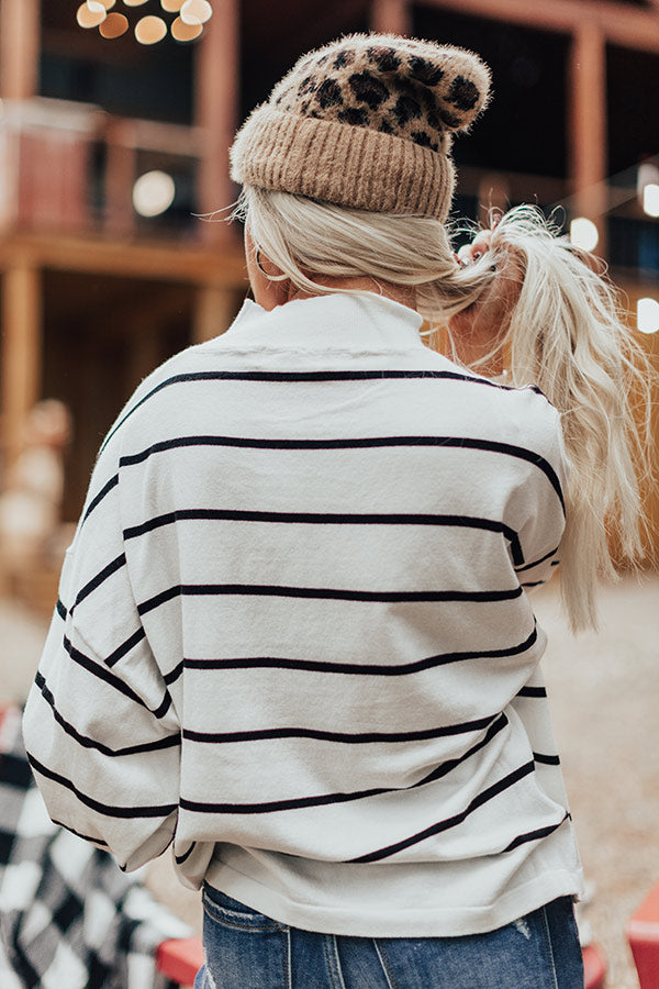 Rocky Mountain Highlights Stripe Sweater • Impressions Online Boutique