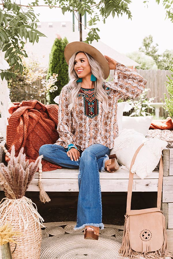 Dusk Until Dawn Embroidered Top • Impressions Online Boutique