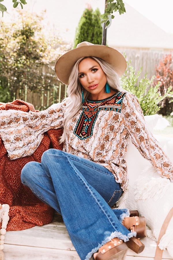 Dusk Until Dawn Embroidered Top • Impressions Online Boutique