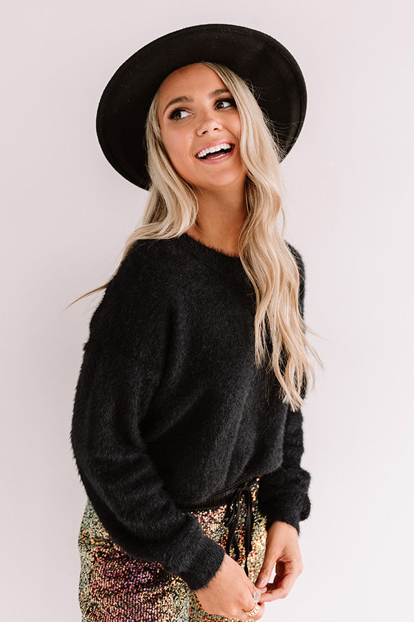 Cozy Stay Ultra Soft Sweater In Black • Impressions Online Boutique