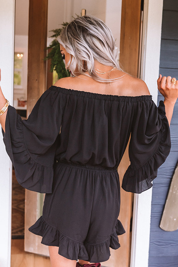 Naturally Chic Ruffle Romper • Impressions Online Boutique