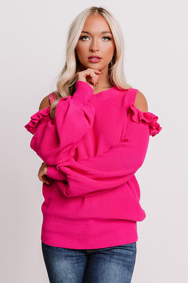 Sweet As Sugar Sweater In Pink • Impressions Online Boutique