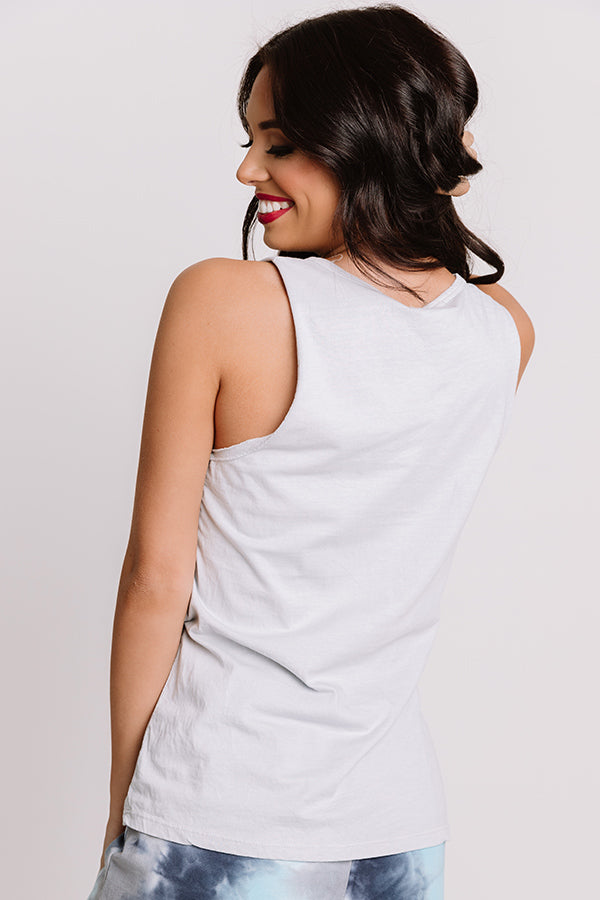 Favorite View Distressed Tank In Light Airy Blue • Impressions Online ...