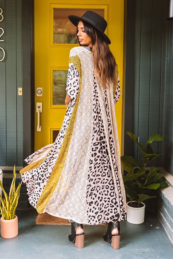 Ever After Leopard Duster • Impressions Online Boutique