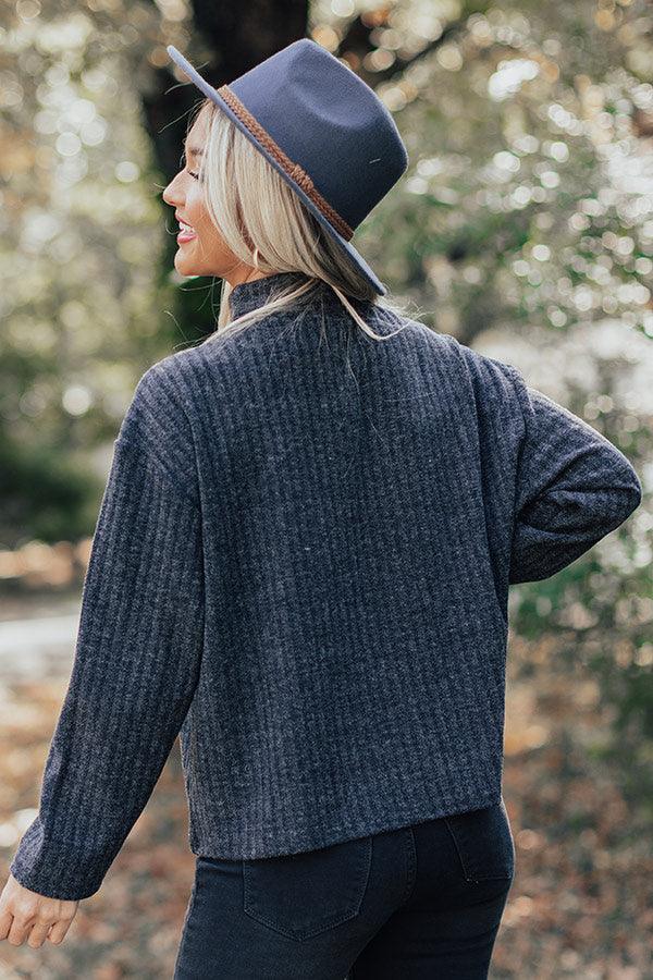 Calling Out Shift Sweater In Black • Impressions Online Boutique