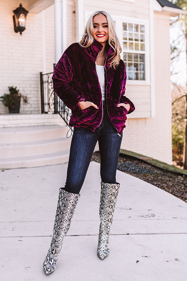 Comfy And Cozy Velvet Jacket – Impressions Online Boutique