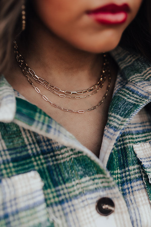 Dulce De Darling Layered Necklace in Gold – Impressions Online Boutique