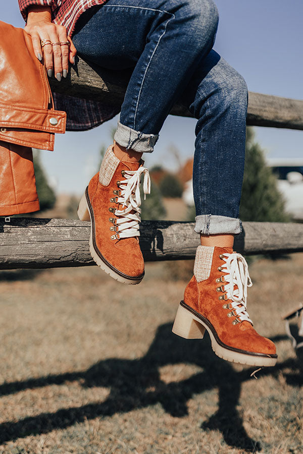 The Remi Bootie In Maple – Impressions Online Boutique