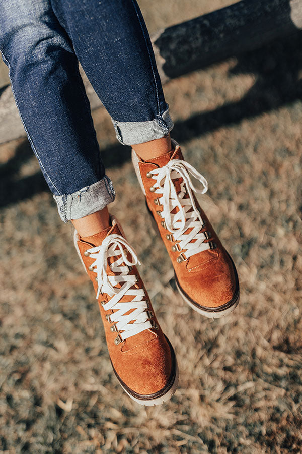 The Remi Bootie In Maple – Impressions Online Boutique