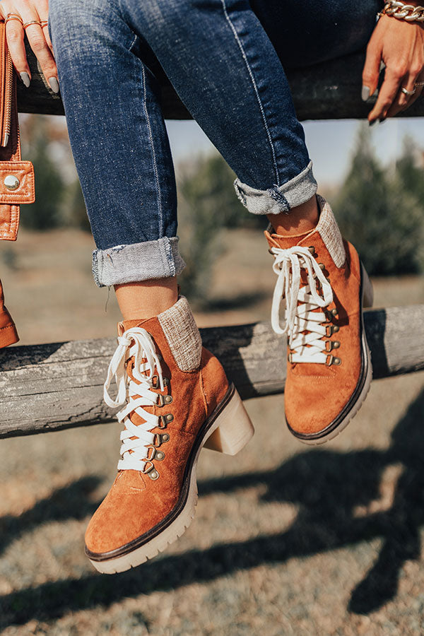 The Remi Bootie In Maple – Impressions Online Boutique