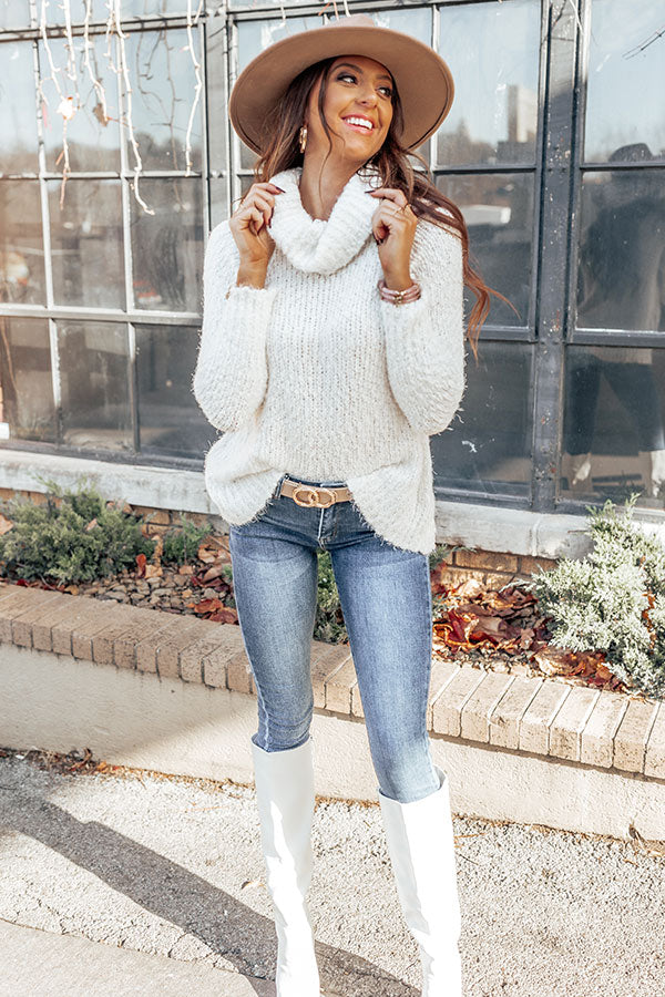 Softer Side Knit Sweater In Ivory • Impressions Online Boutique