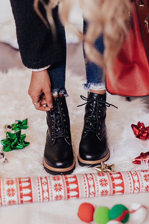 The Shane Faux Leather Boot • Impressions Online Boutique