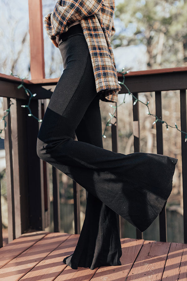 The Raya High Waist Knit Flares • Impressions Online Boutique