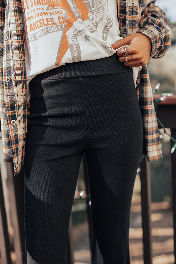 The Raya High Waist Knit Flares • Impressions Online Boutique