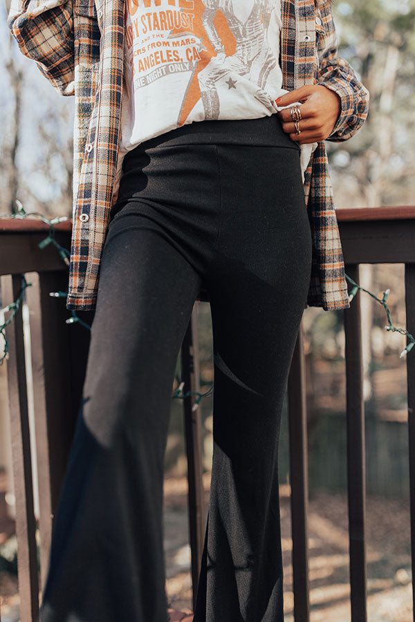 The Raya High Waist Knit Flares • Impressions Online Boutique