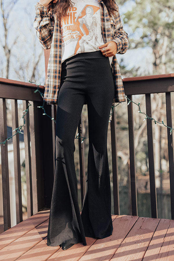The Raya High Waist Knit Flares • Impressions Online Boutique