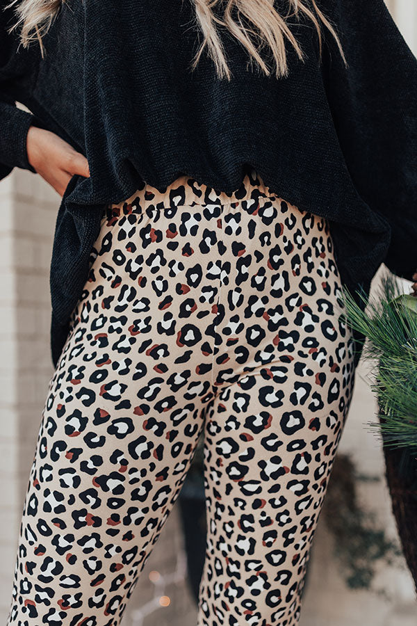 The Dottie High Waist Leopard Flares • Impressions Online Boutique