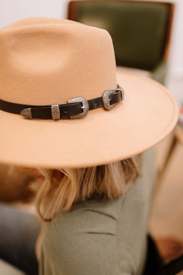 Fallin' For Autumn Felt Fedora In Iced Latte – Impressions Online Boutique