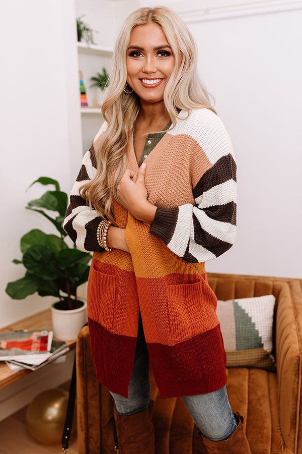 East River Colorblock Cardigan • Impressions Online Boutique