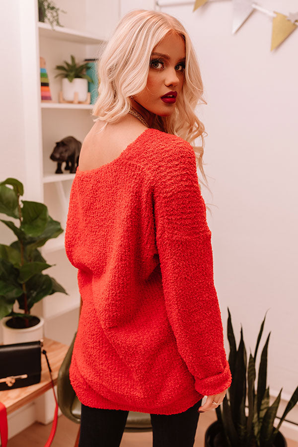 Most Obsessed Sweater In Red • Impressions Online Boutique
