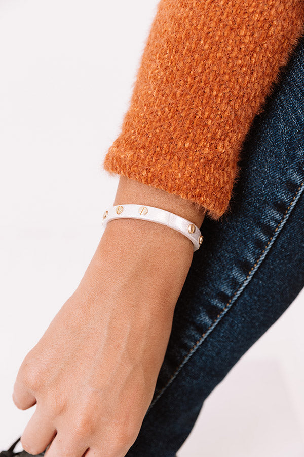 Strut The Runway Bracelet In Silver • Impressions Online Boutique