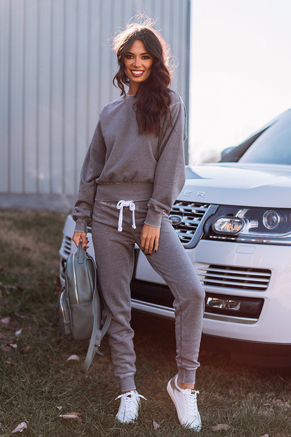 Fresh Air Joggers in Grey – Impressions Online Boutique