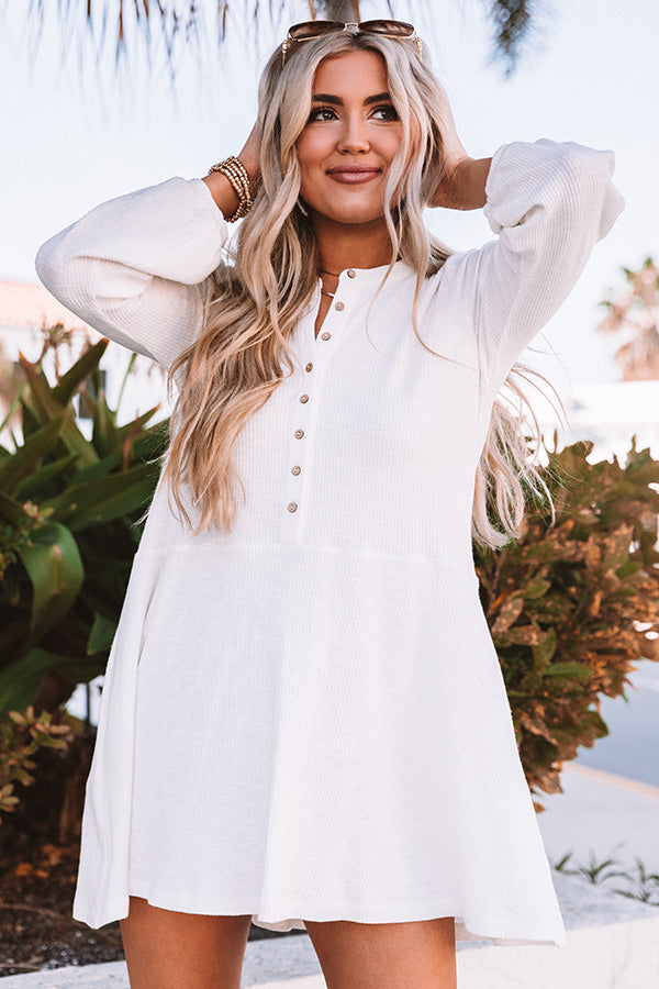 Cute Mood Shift Dress in White • Impressions Online Boutique