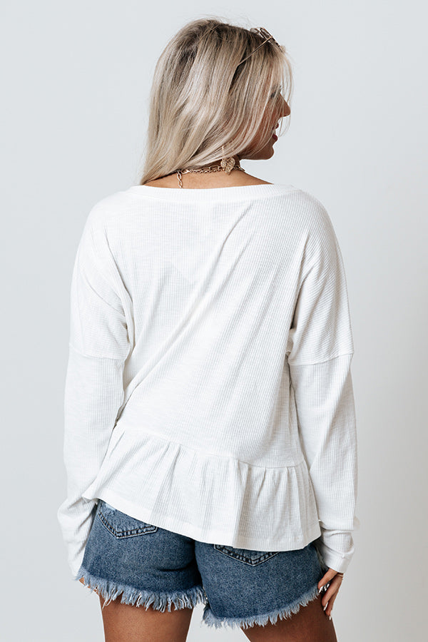 Forever Sweet Shift Top In White • Impressions Online Boutique