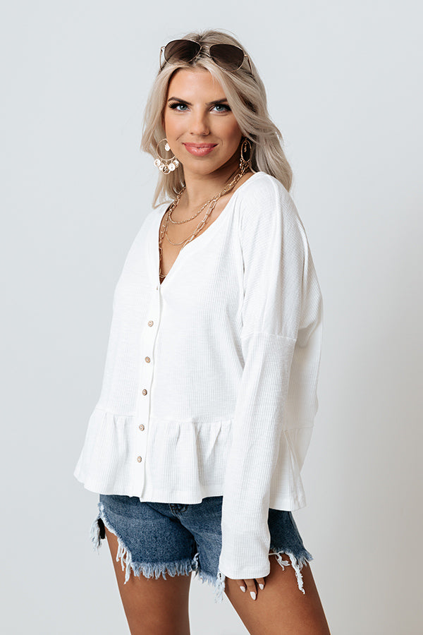 Forever Sweet Shift Top In White • Impressions Online Boutique
