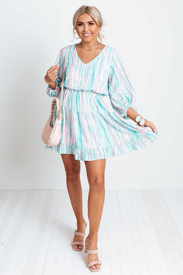 Charming Intuition Dress In Turquoise • Impressions Online Boutique