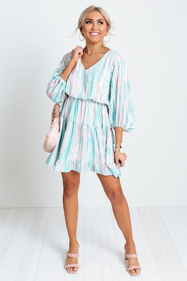 Charming Intuition Dress In Turquoise • Impressions Online Boutique