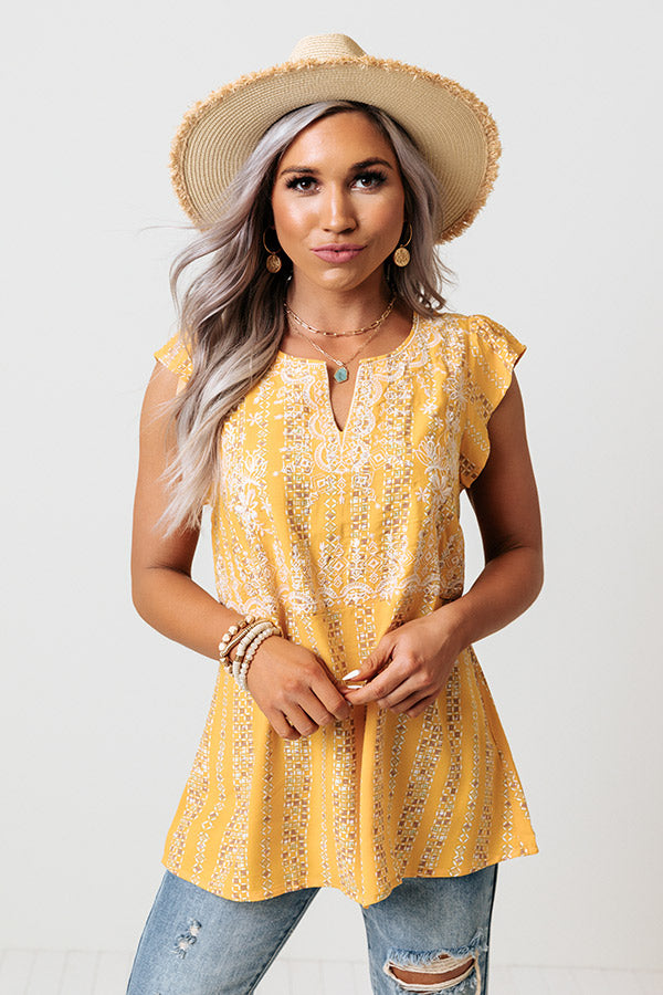 Spring Session Embroidered Shift Top • Impressions Online Boutique