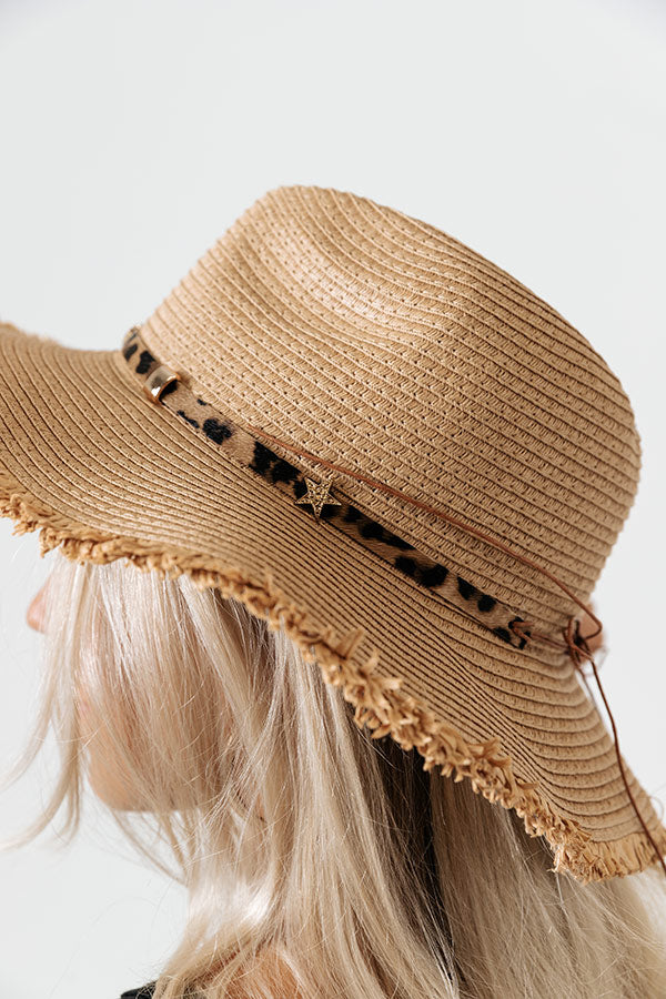 Toasted Coconut Woven Hat In Tan • Impressions Online Boutique