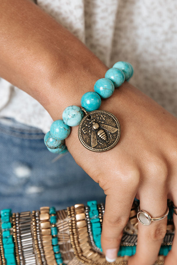 Good Luck On Repeat Semi Precious Bracelet – Impressions Online Boutique