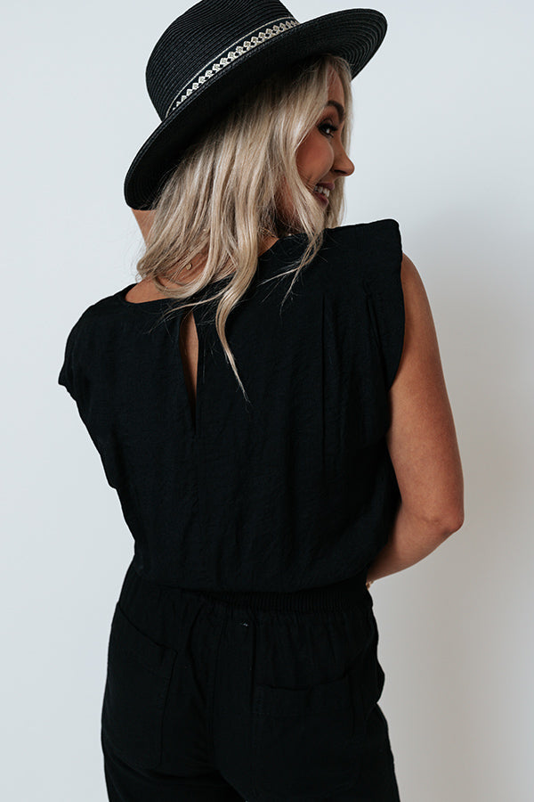 Well Curated Top In Black – Impressions Online Boutique