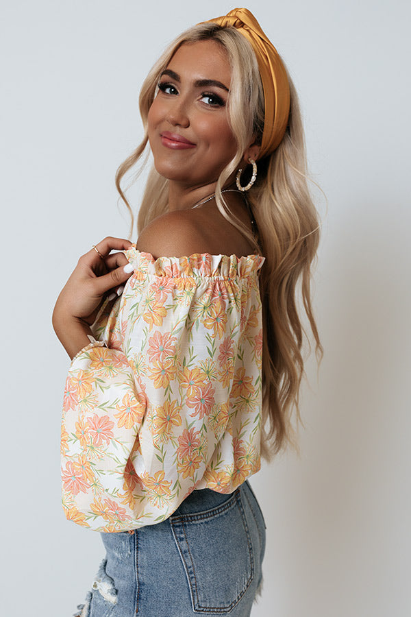 Resort Vibes Floral Top • Impressions Online Boutique