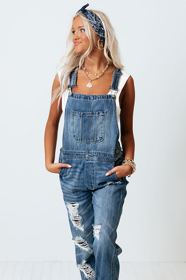 The Rory Distressed Overalls – Impressions Online Boutique
